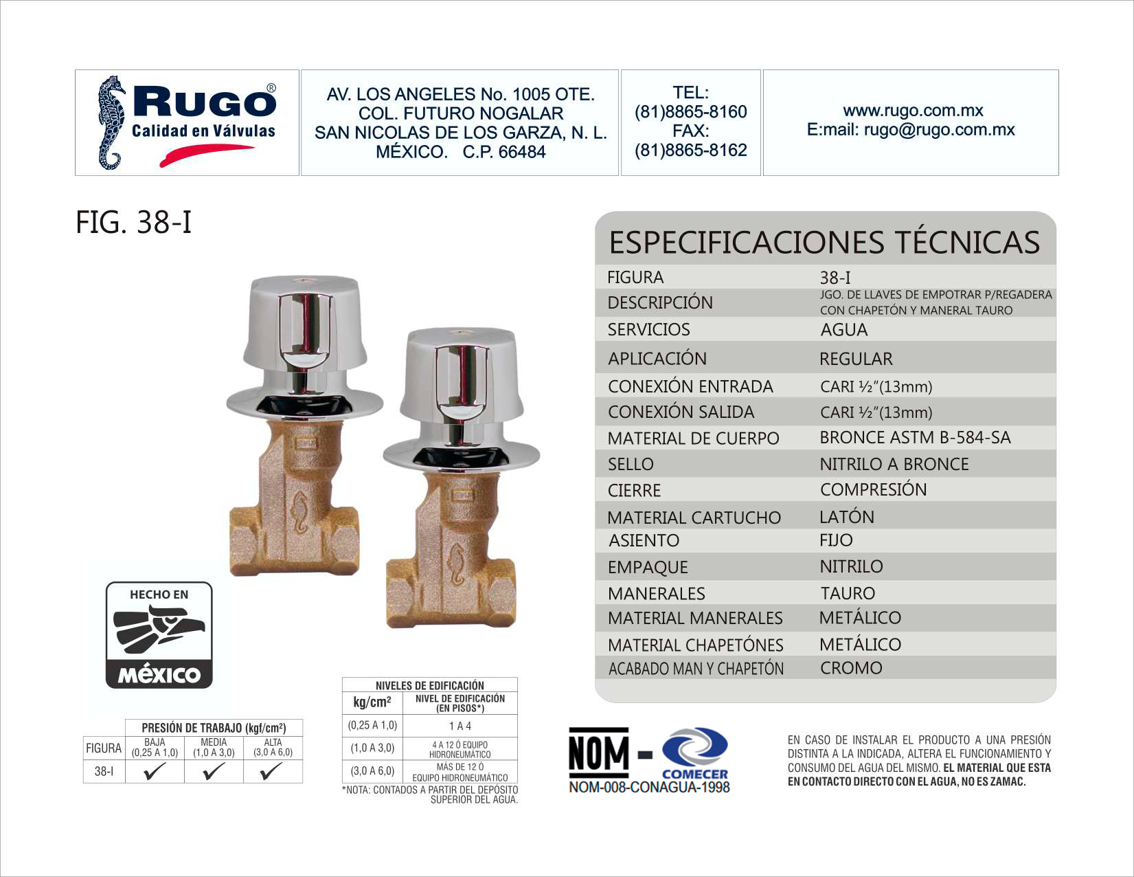 RUGO >> Productos