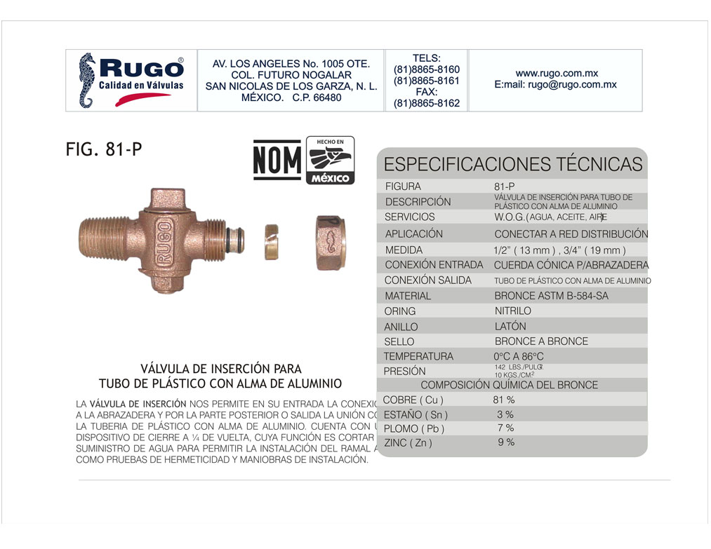RUGO >> Productos