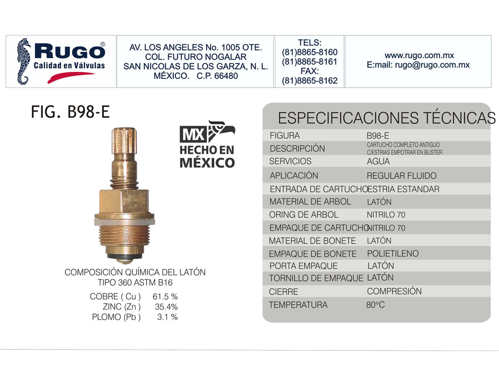 RUGO >> Productos