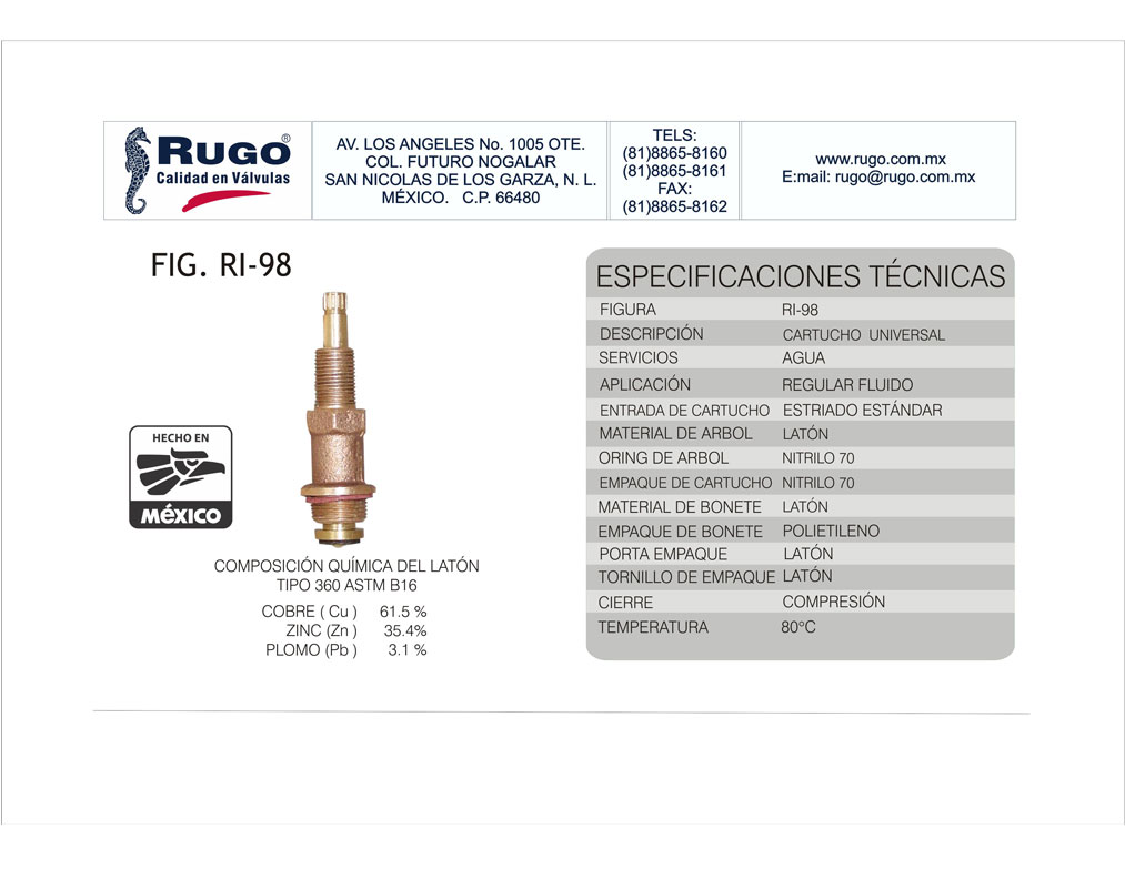 RUGO >> Productos