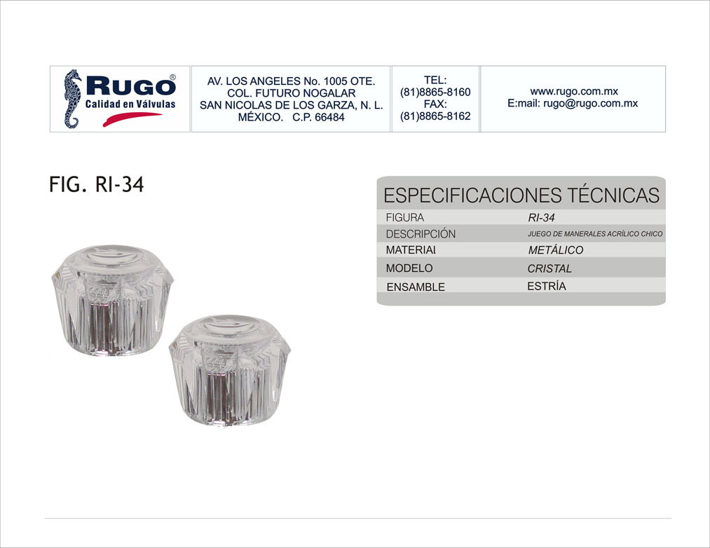 RUGO >> Productos