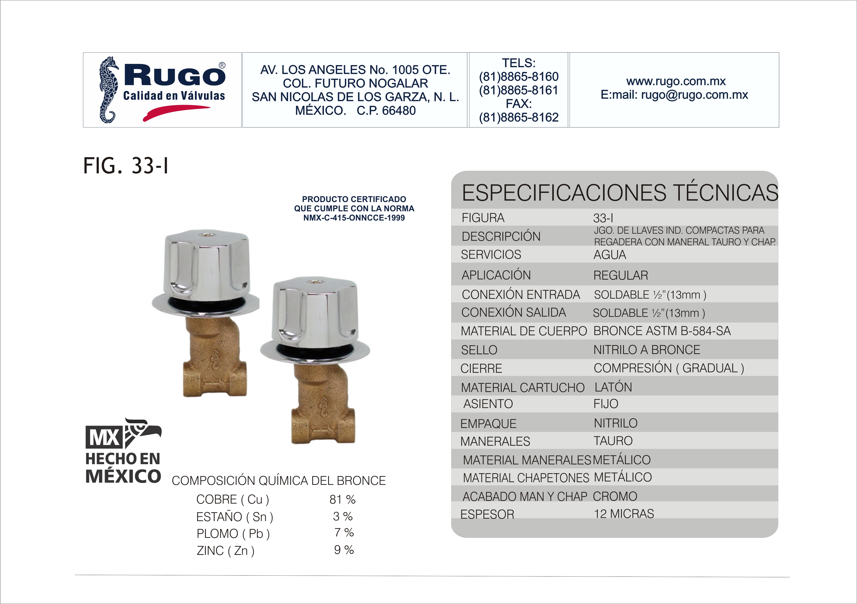 RUGO >> Productos