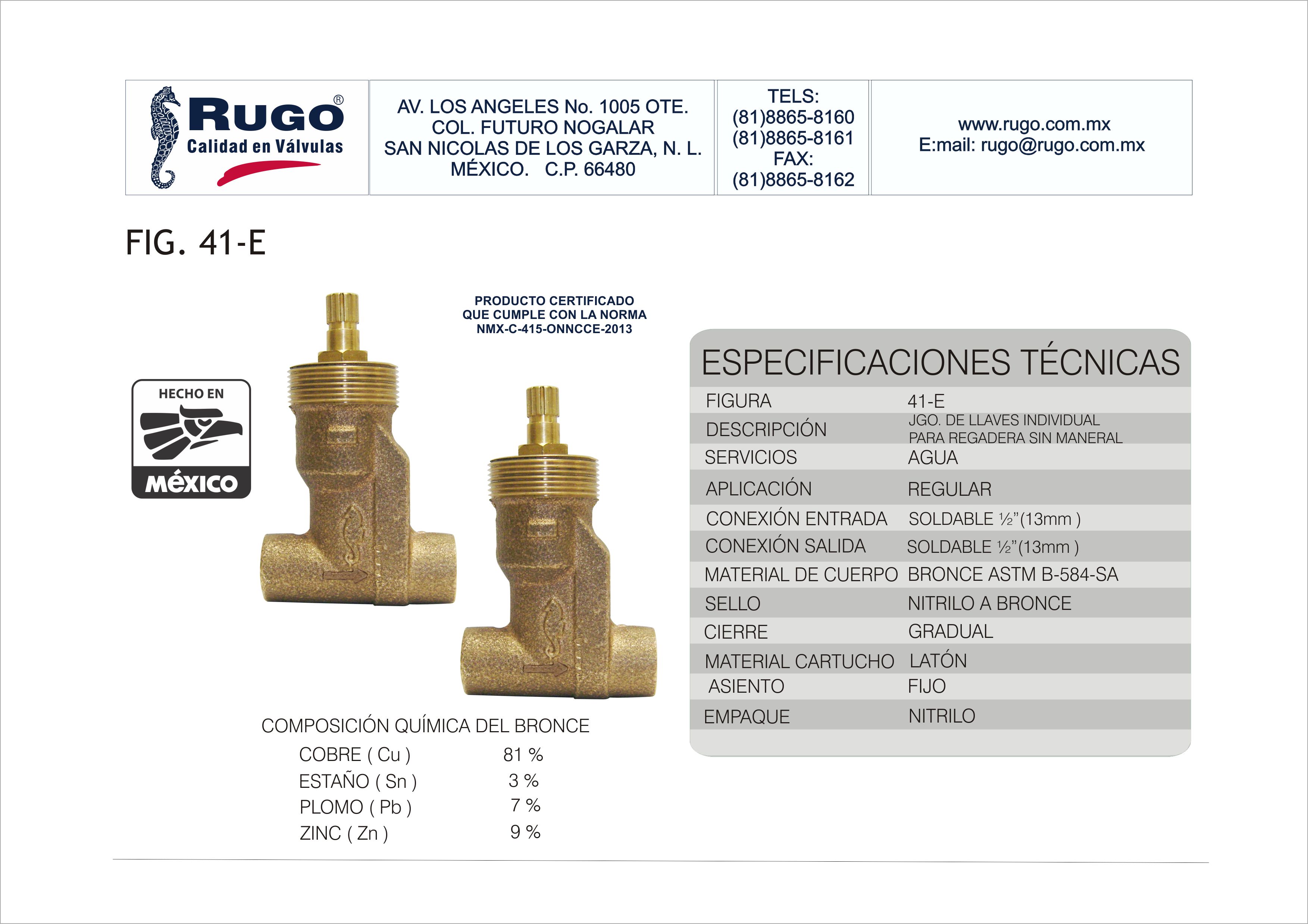 RUGO >> Productos