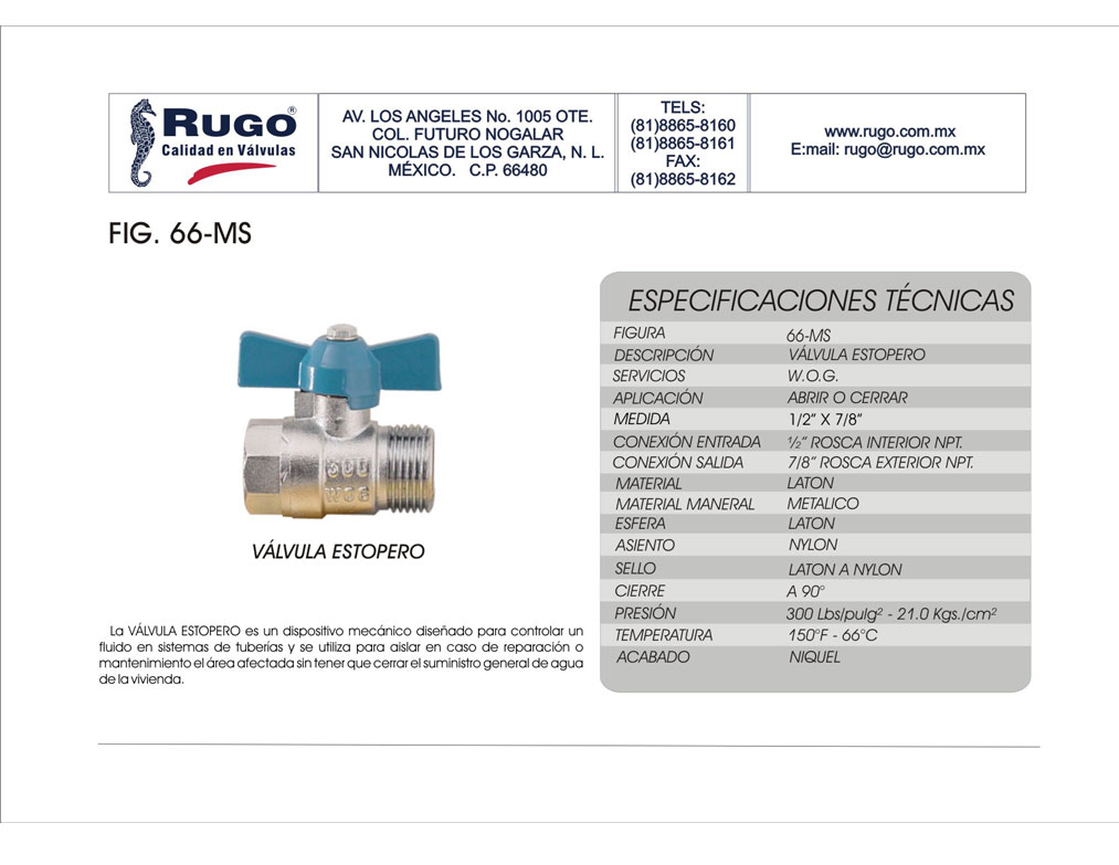 RUGO >> Productos