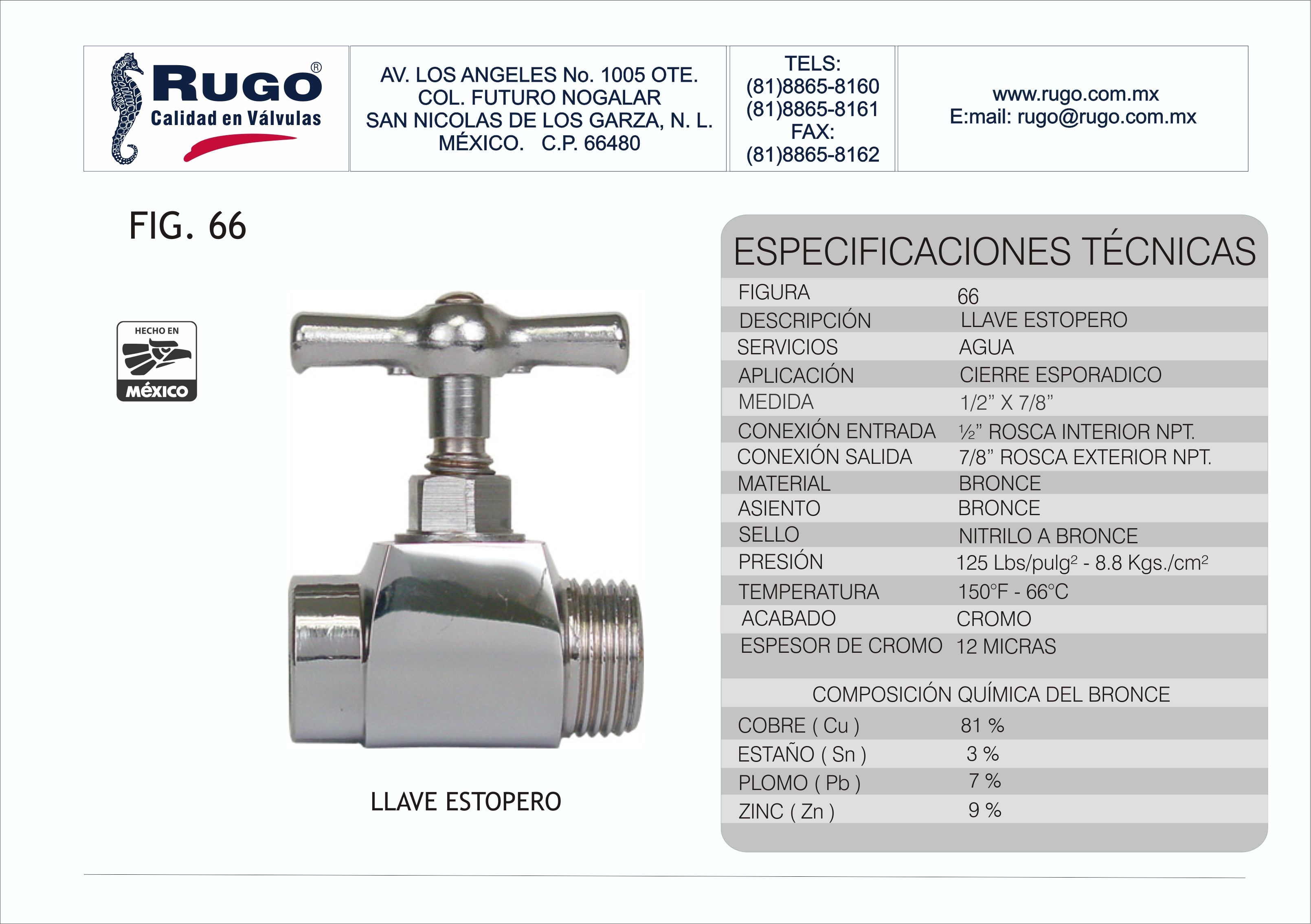 RUGO >> Productos